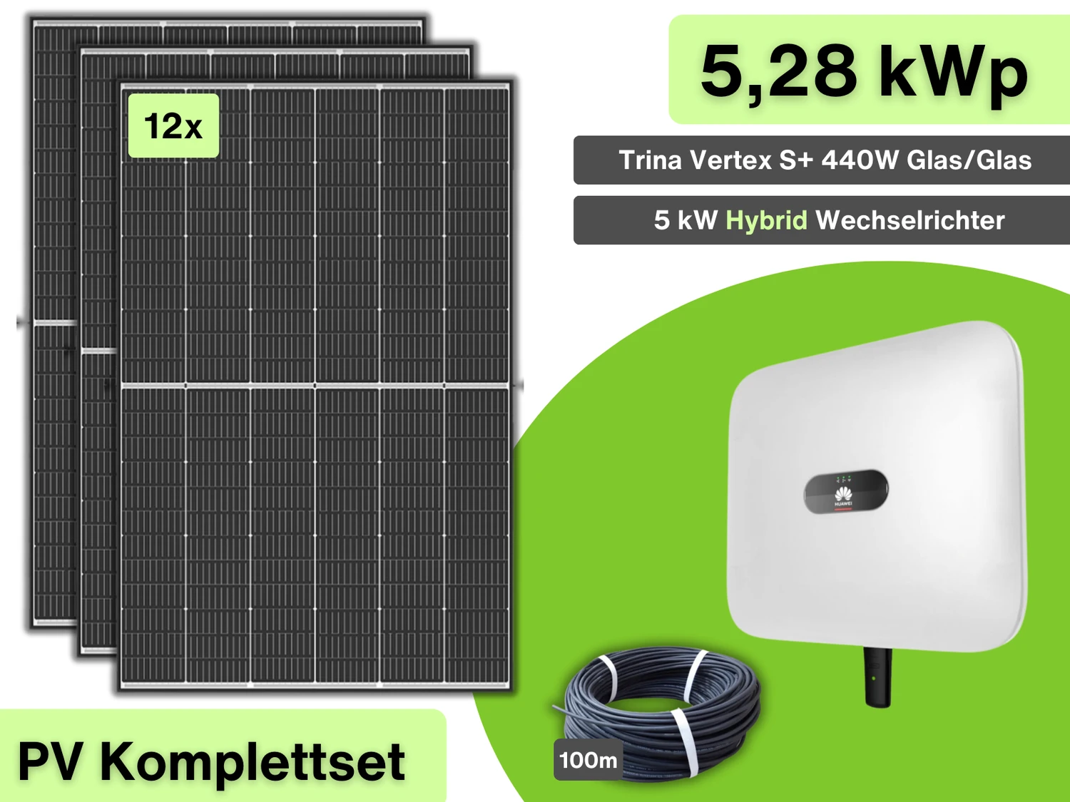 PV-Anlage Komplettpaket 5 kW 5 kW PVA.5 | e4mobility